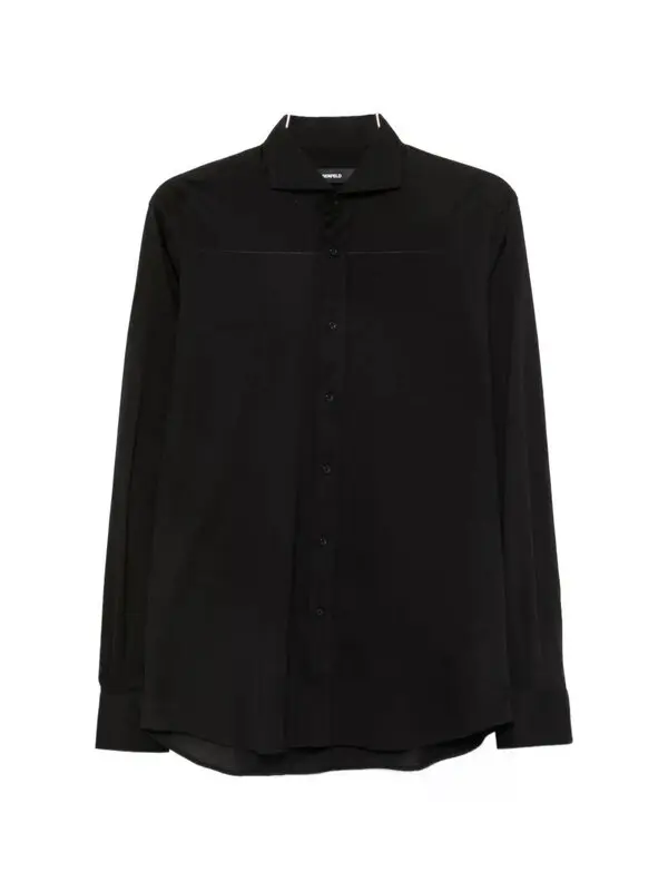 Karl Lagerfeld Modern Fit Button-fastening Shirt - Black