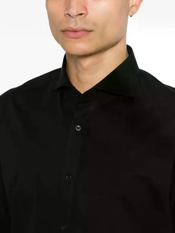 Karl Lagerfeld Modern Fit Button-fastening Shirt - Black