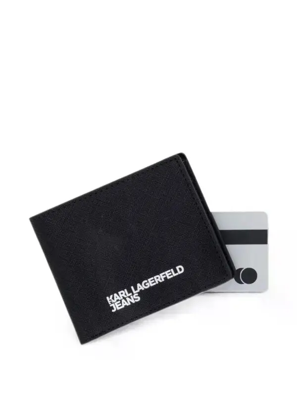 Karl Lagerfeld Logo-print Bi-fold Wallet