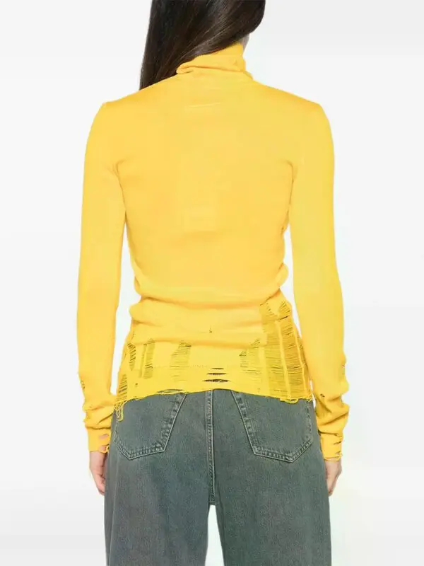 MAISON MARGIELA Distressed Roll-neck Sweater