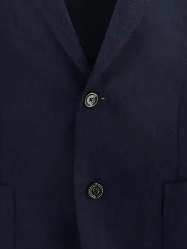 LARDINI Single-breasted Notch-lapel Blazer Jacket