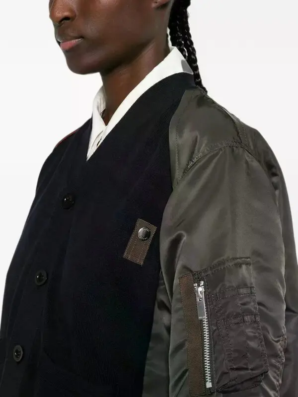 Sacai Long-sleeve Cardigan