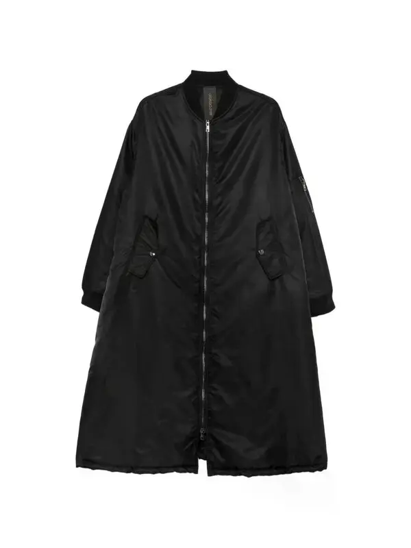GIORGIO BRATO Zip-up Coat - Black