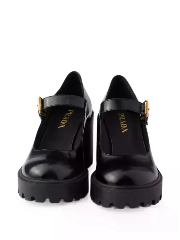 Prada Brushed Leather Pumps