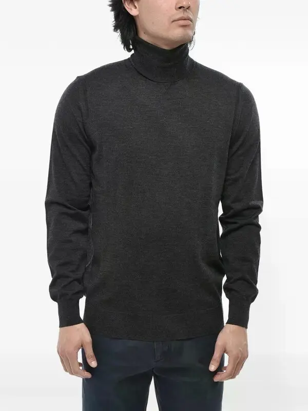 PAOLO PECORA Turtleneck Sweater - Grey