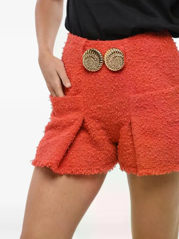 Balmain Escargot Jewel-detail Shorts