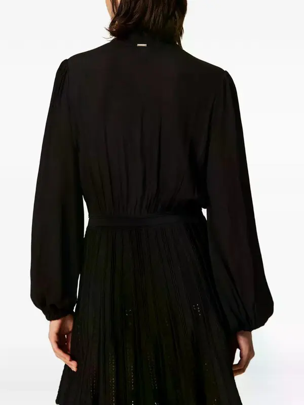 TWINSET Short Dress With Knitted Skirt