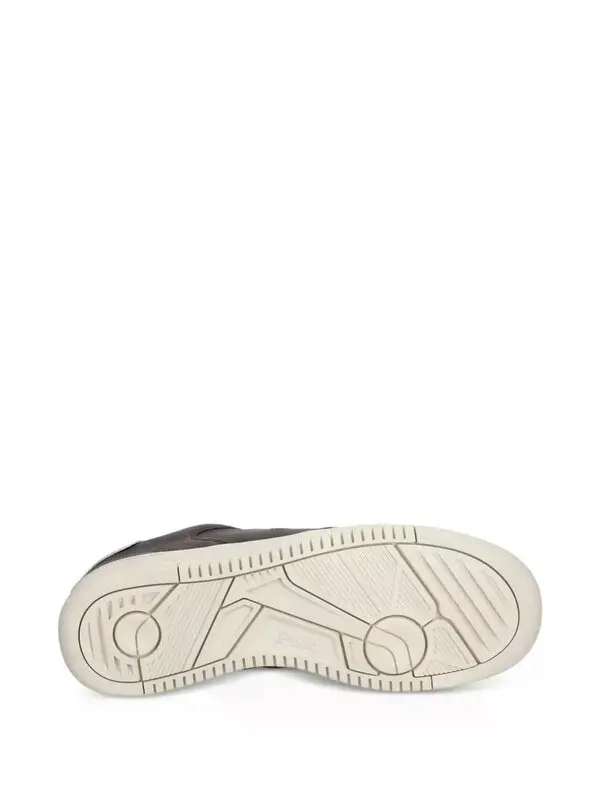 Polo Ralph Lauren Calf Leather Logo-embroidered Sneakers