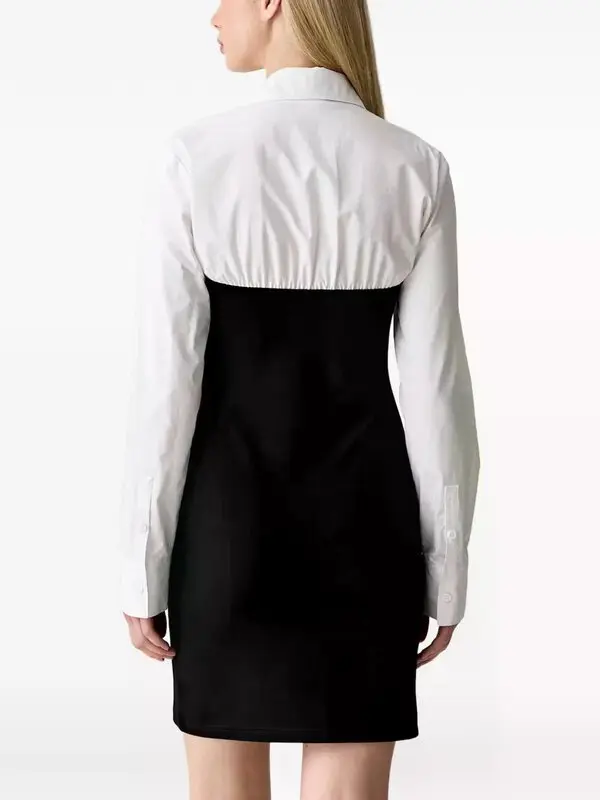 Karl Lagerfeld Hook-and-eye Layered Mini Dress