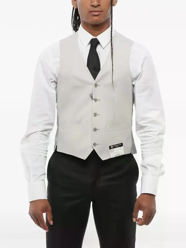Corneliani V-neck Waistcoat - Grey