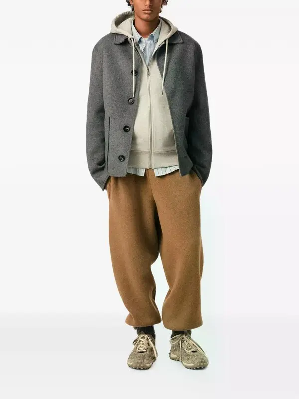 AMI Paris Button-down Wool And Cashmere Jacket