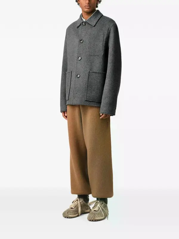 AMI Paris Button-down Wool And Cashmere Jacket