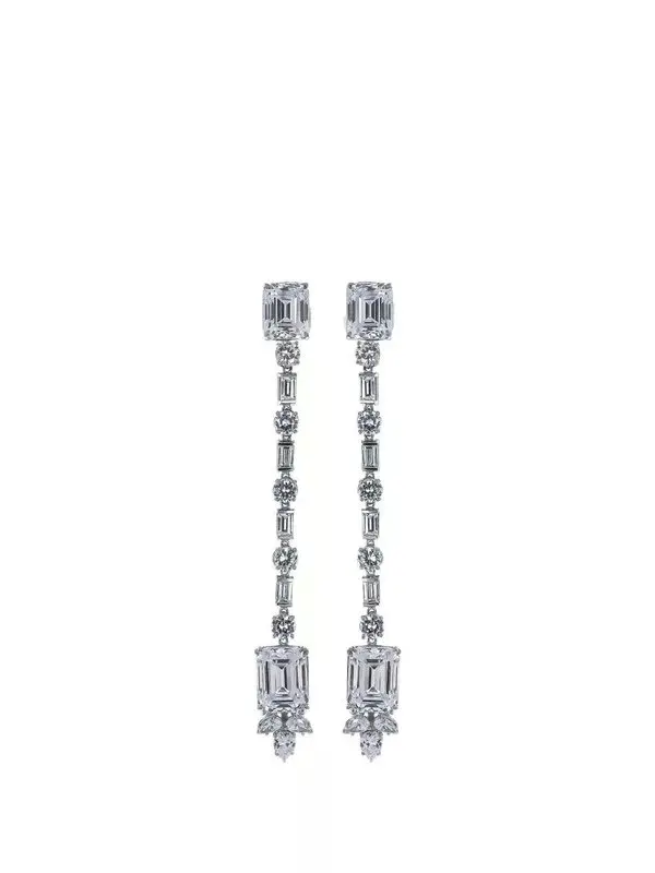 FANTASIA BY DESERIO Drop Earrings - Silver
