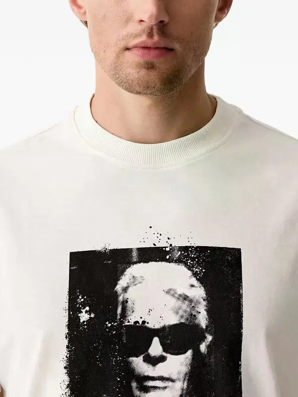 Karl Lagerfeld Graphic-print Crew-neck T-shirt