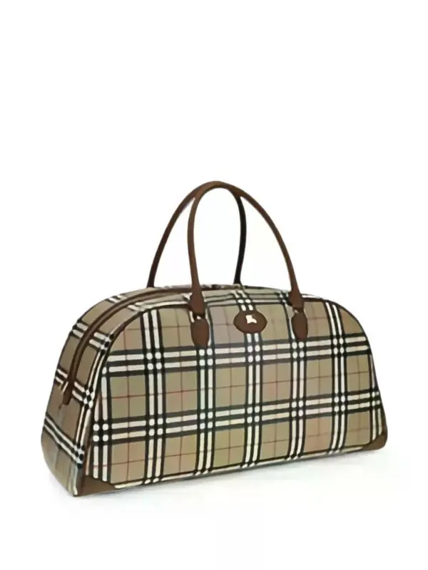 Burberry Check-pattern Holdall