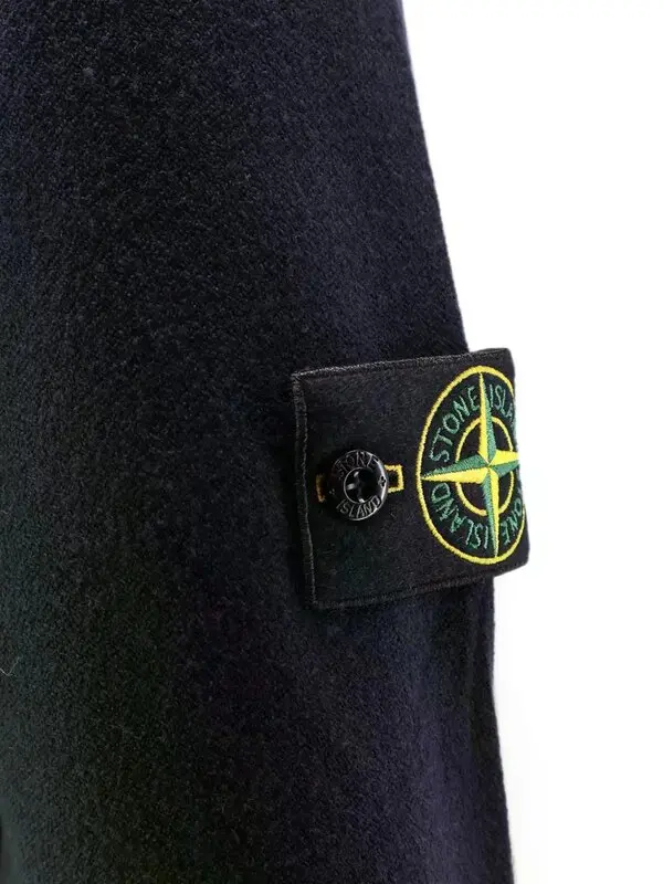 Stone Island Logo-patch Zip-up Hoodie