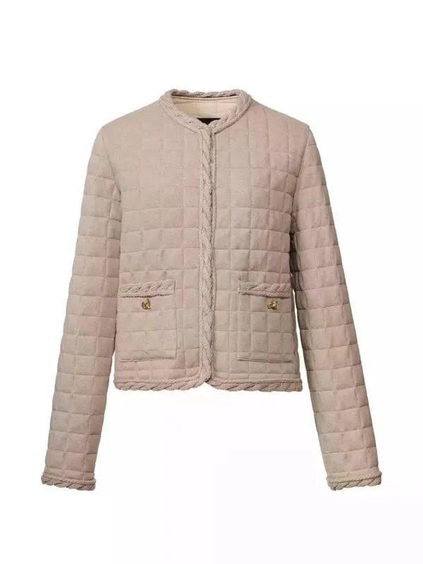 Fabiana Filippi Quilted Braided-trim Coat