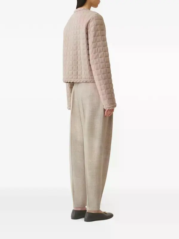 Fabiana Filippi Quilted Braided-trim Coat