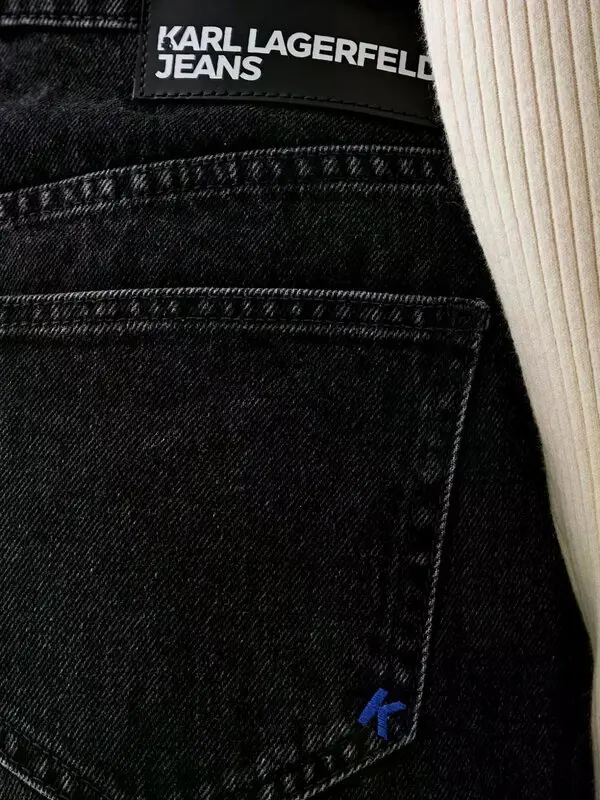 Karl Lagerfeld Seam-detail Flared-hem Jeans