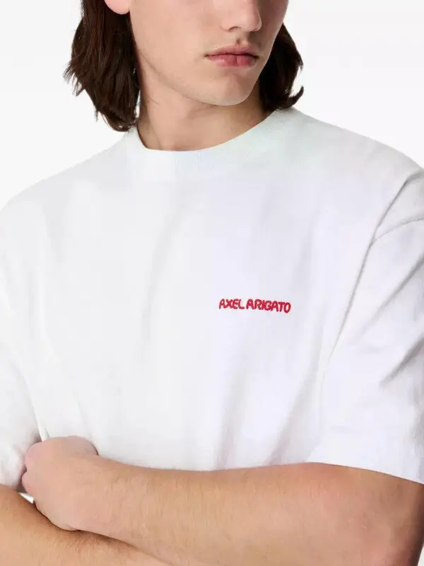 Axel Arigato Curb Logo-embroidered T-shirt