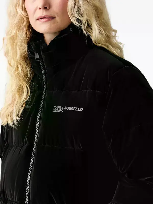 Karl Lagerfeld Quilted Zip-up Coat
