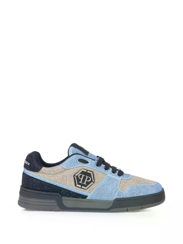 Philipp Plein Low-top Sneakers P-force 78 Strass - Blue