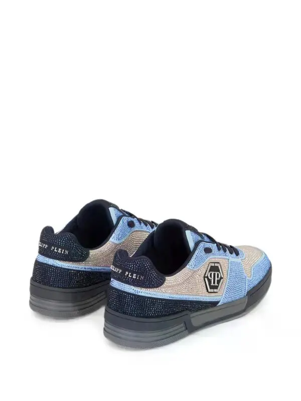 Philipp Plein Low-top Sneakers P-force 78 Strass - Blue