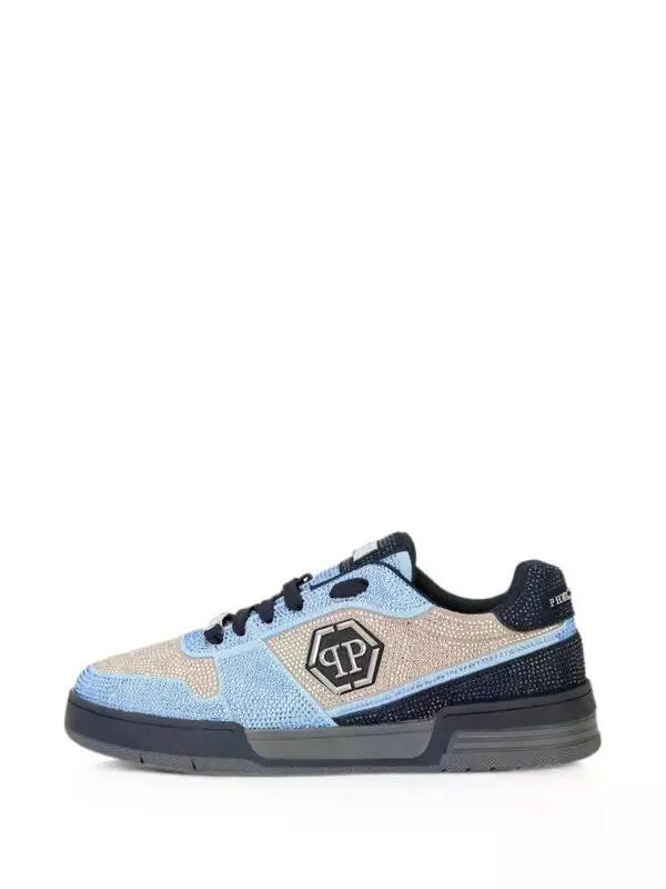 Philipp Plein Low-top Sneakers P-force 78 Strass - Blue
