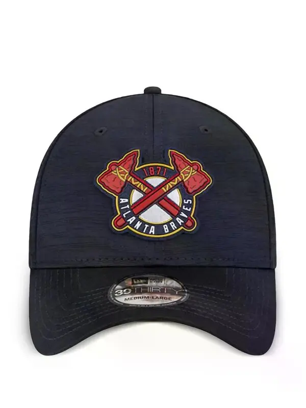 New Era 39thirty Atlanta Braves Clubhouse Flex Fit Cap - Black