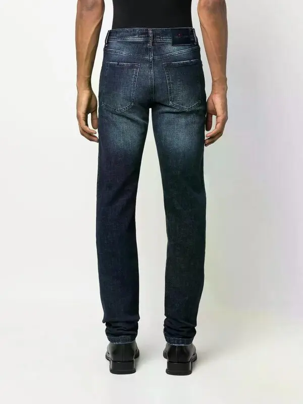 Kiton Dark-wash Straight-leg Jeans