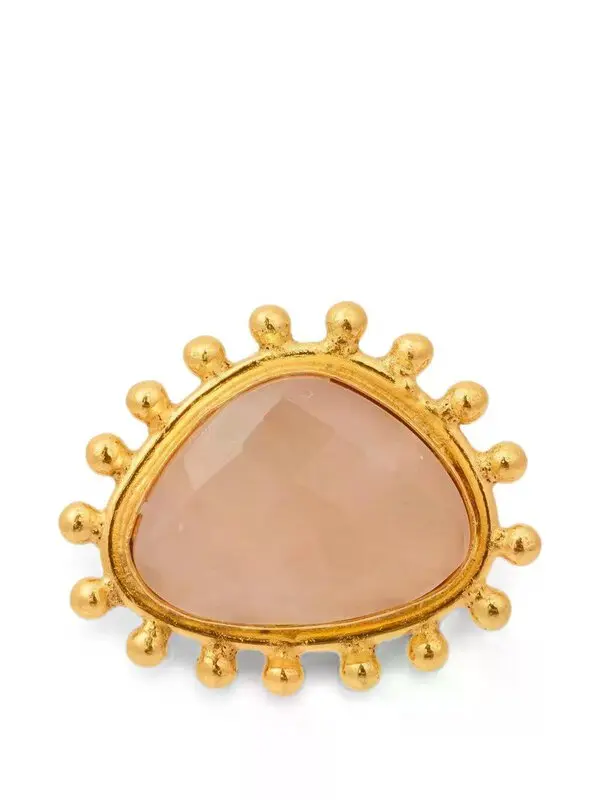 Sylvia Toledano Pink Quartz Dot Ring