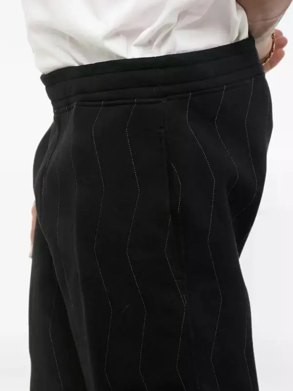 Neil Barrett Embroidered Loose-fit Track Pants