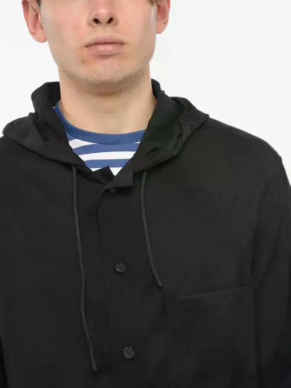 HEVO Hooded Chest-pocket Lightweight Jacket