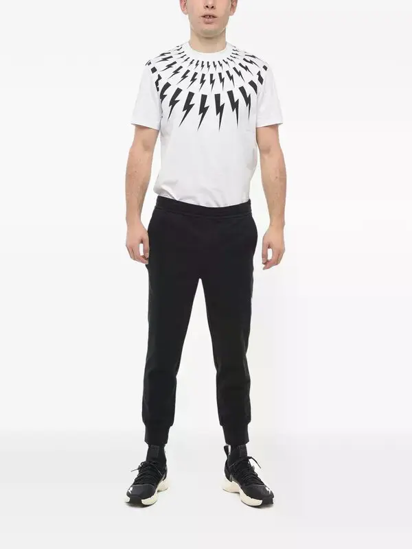 Neil Barrett Logo-embroidered Skinny-fit Track Pants