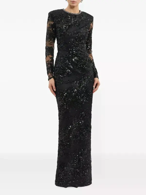 Rebecca Vallance Beau Long Sleeve Gown