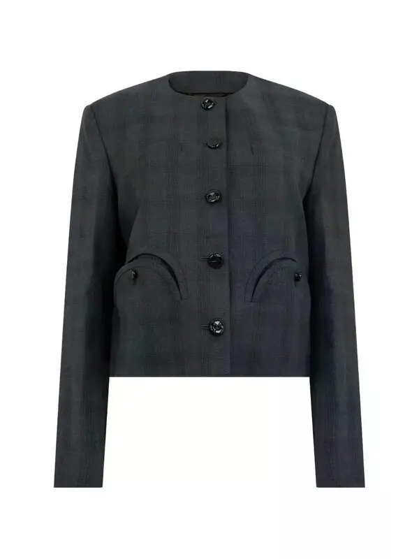 BLAZÉ MILANO Shamo Smiley Pockets Bolero - Grey