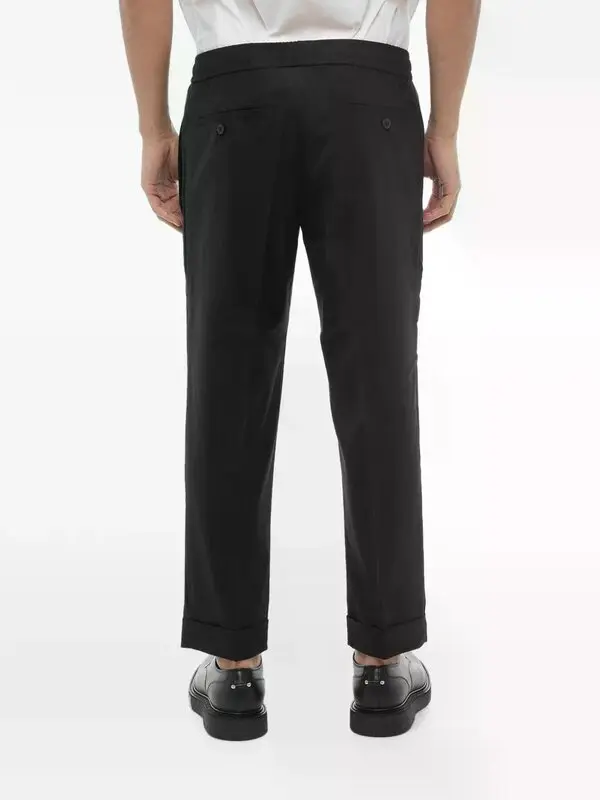 Neil Barrett Elasticated-waistband Slim-fit Trousers