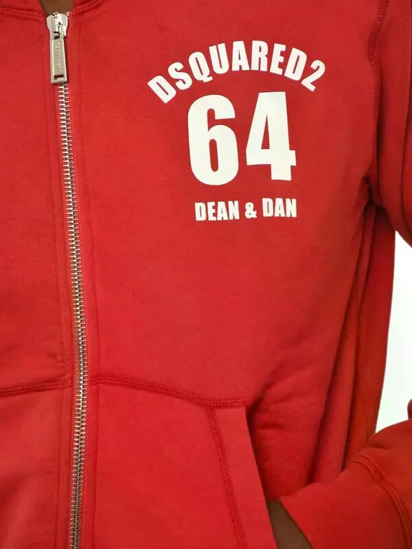 Dsquared2 Logo-print Zip-up Hoodie