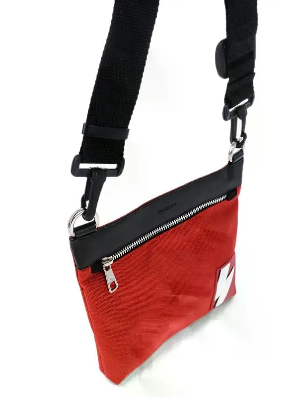 Neil Barrett Fair Isle Thunderbolt Messenger Bag