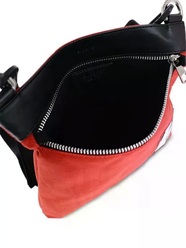 Neil Barrett Fair Isle Thunderbolt Messenger Bag