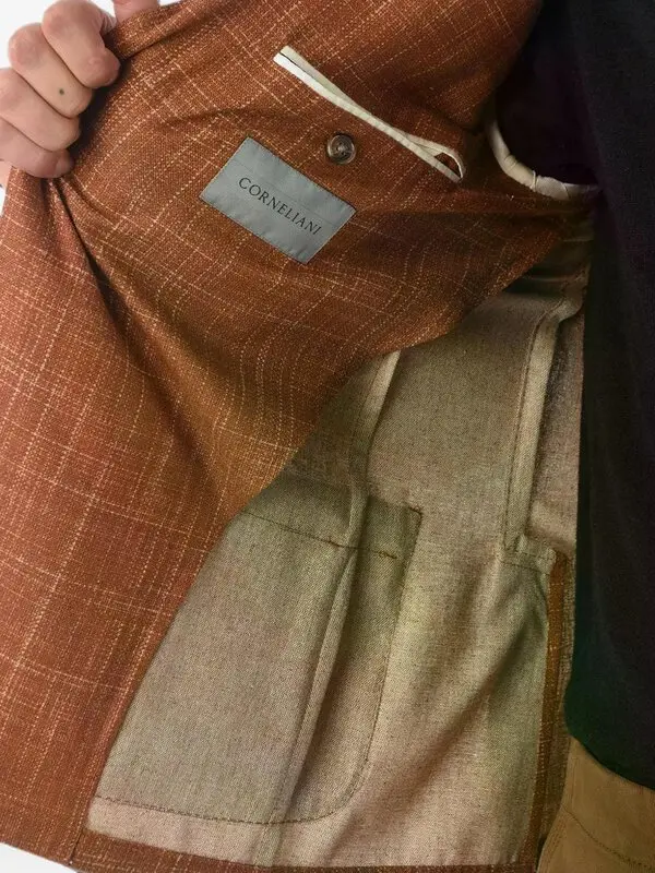 Corneliani Single-breasted Silk Blazer