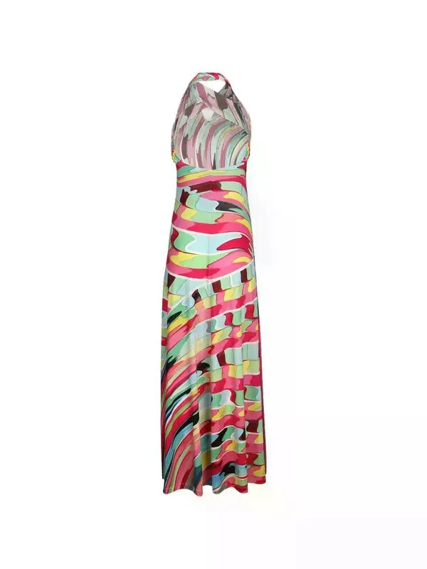 MARY KATRANTZOU Dionne Geometric-print Maxi Dress