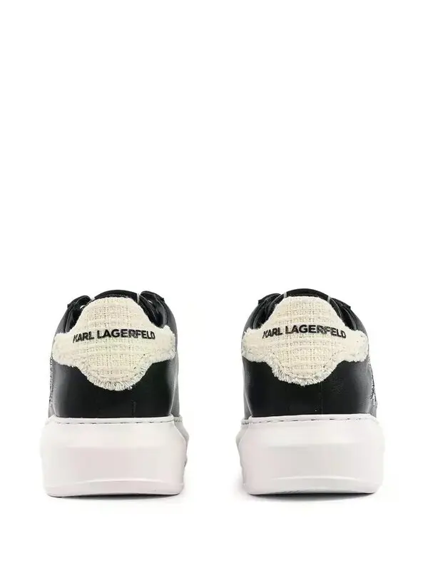 Karl Lagerfeld Embroidered Logo-patch Sneakers