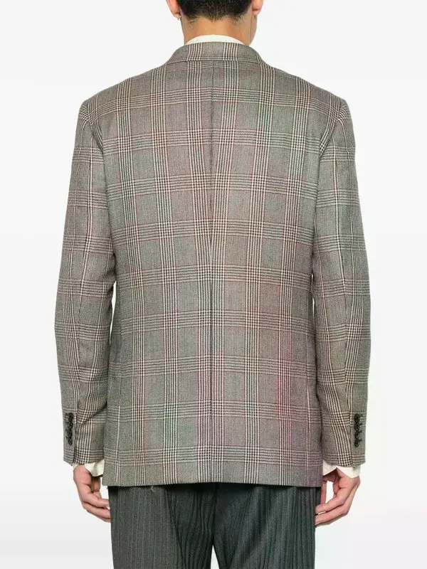 REVERES 1949 Prince Of Wales Check Single-breasted Blazer