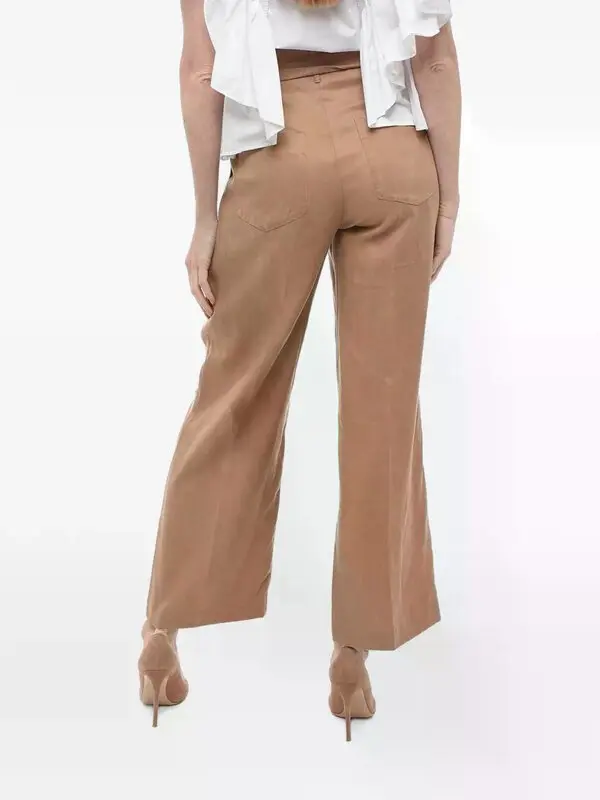 NINE:INTHE:MORNING Belted Pleated Trousers