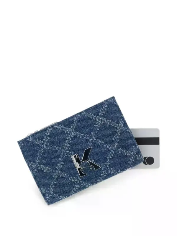 Karl Lagerfeld Monogram-print K-logo Wallet