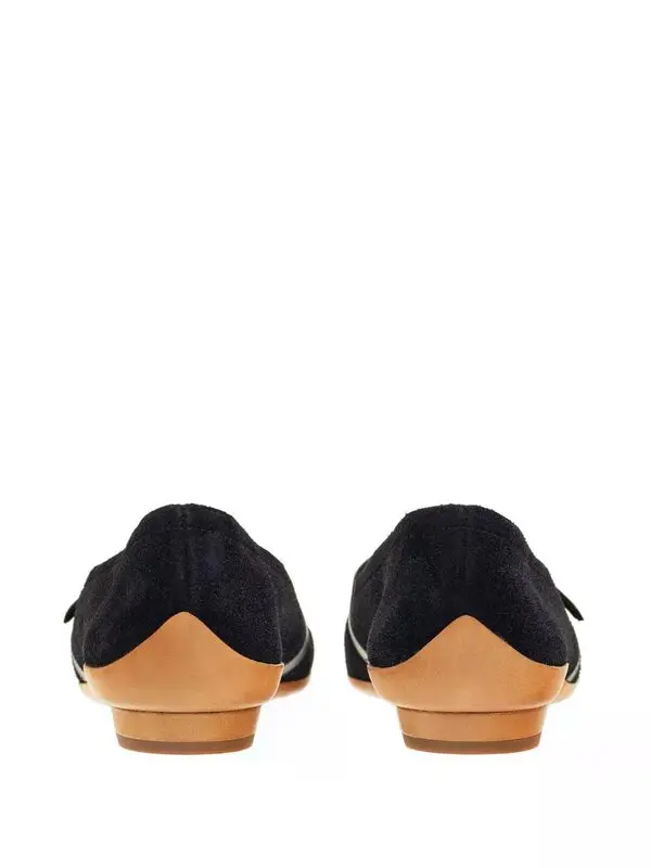 FERRAGAMO Audrey Suede Ballerinas