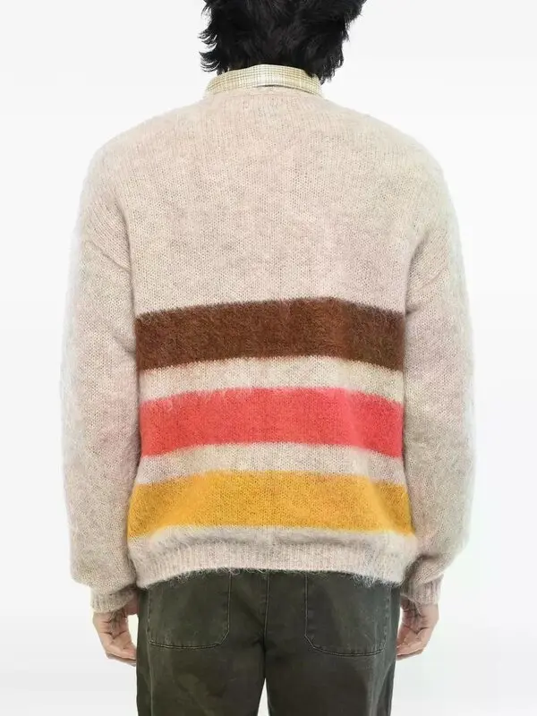 Woolrich Striped Buttoned Cardigan