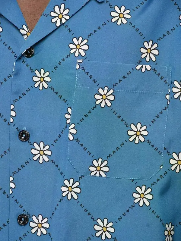 Marni Floral-print Bowling Shirt