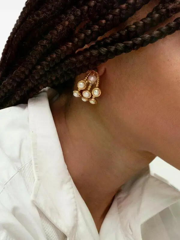 Sylvia Toledano Thalits Pearl-embellished Earrings